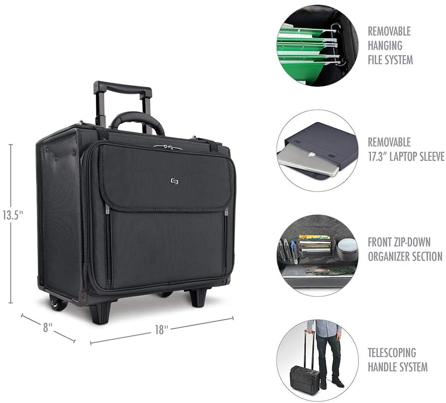 Top 10 Best Rolling Laptop Bags Reviews - Brand Review