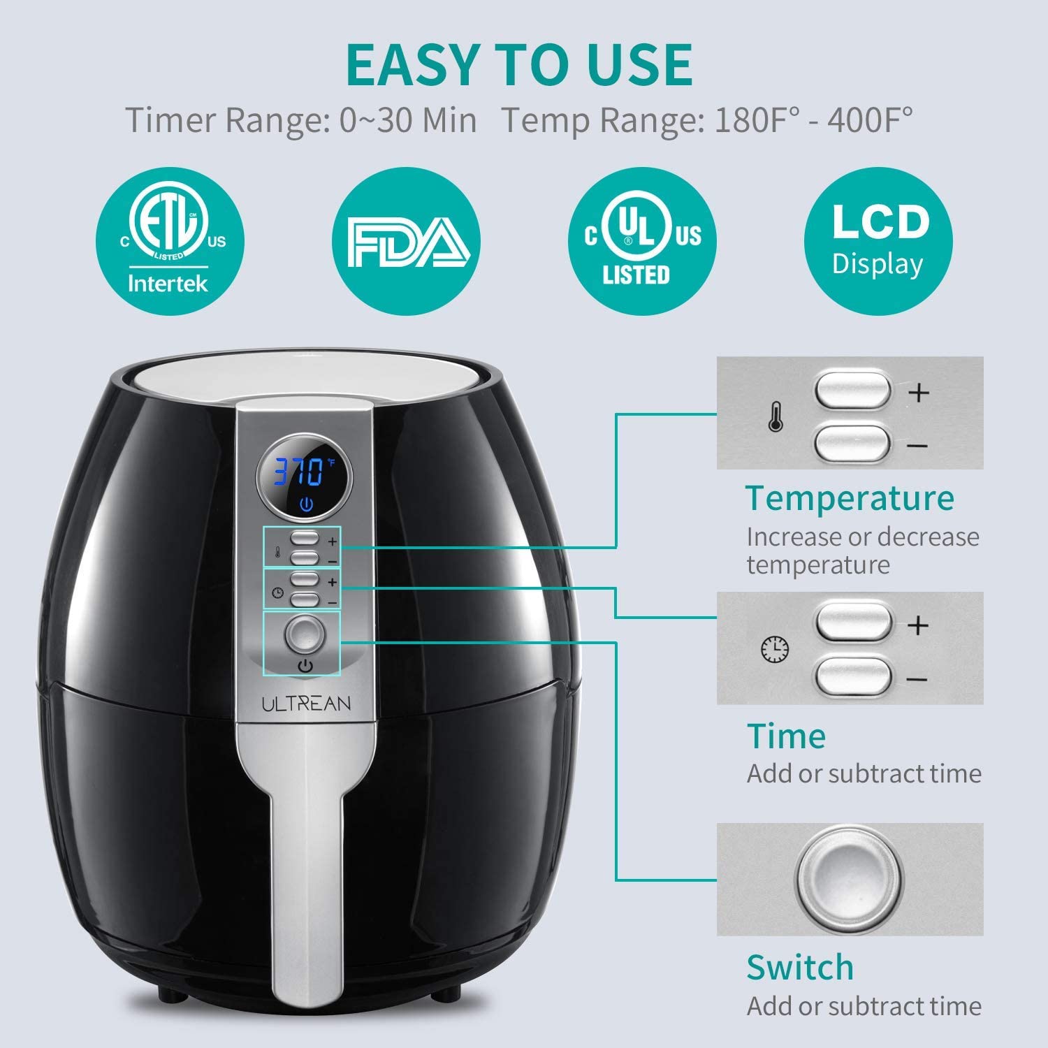 Top 10 Best Oil Less Air Fryer Reviews - Brand Review